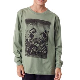 Fox - Boys' Furiosa Long Sleeve Tee - Light Army | Shop Today. Get it ...