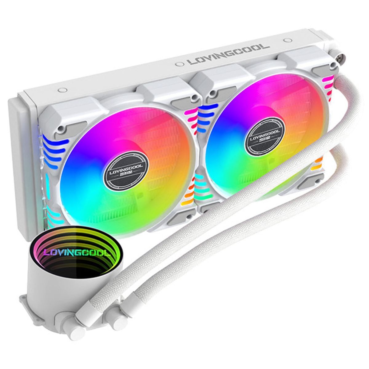 RGB CPU Liquid Cooler CPU Water Cooler for AMD AM4/AM5 Intel 1700/1200 ...
