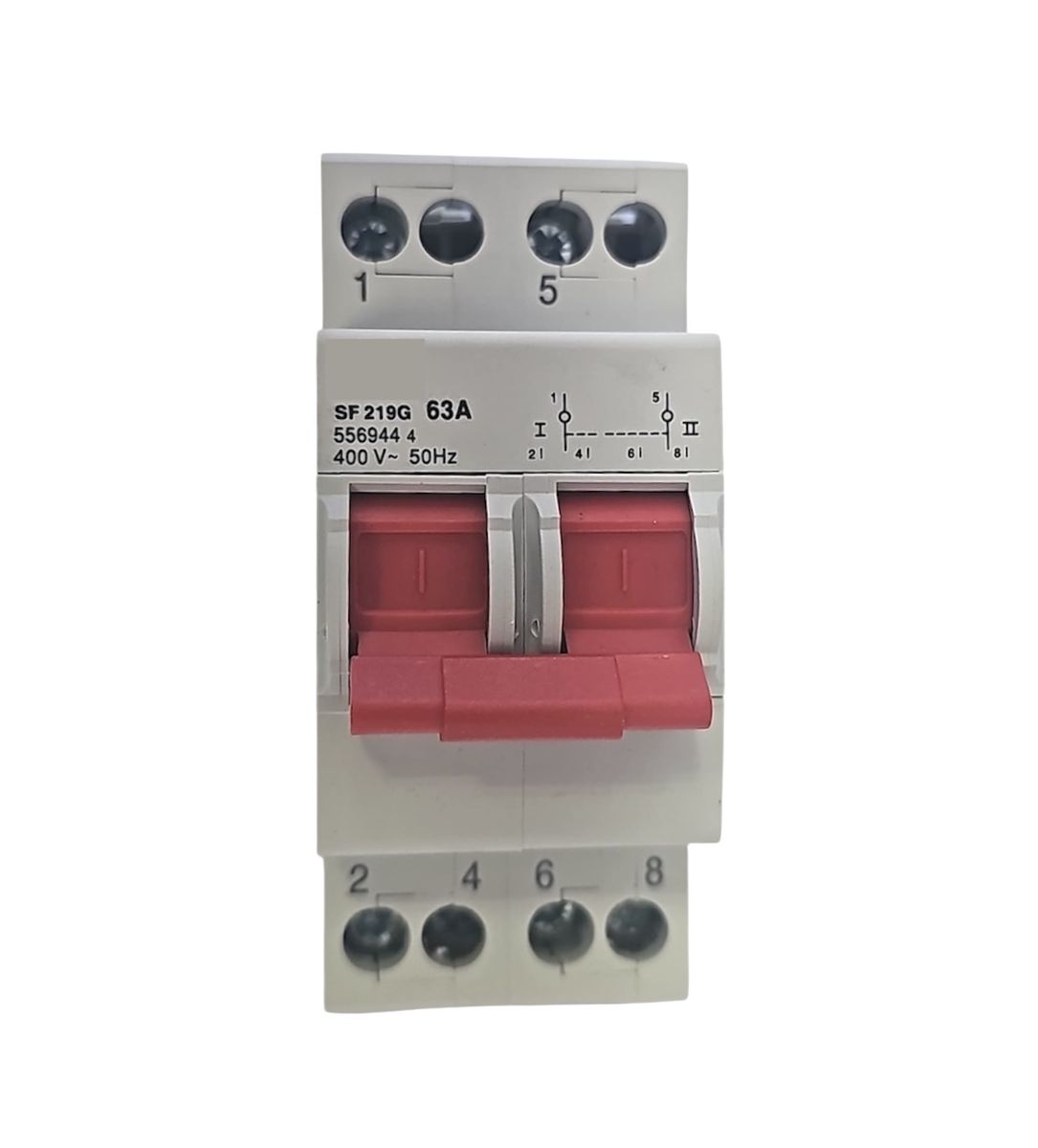 63A Dual Power Manual Transfer Switch Circuit Breaker 2 Pole | Shop ...