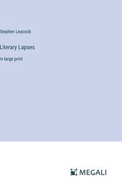 Literary Lapses: in large print | Shop Today. Get it Tomorrow ...