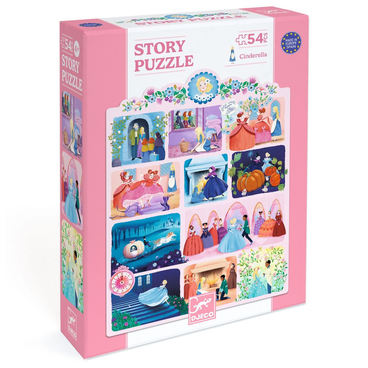 Djeco Story Puzzles - Cinderella - Set of 54 | Shop Today. Get it ...