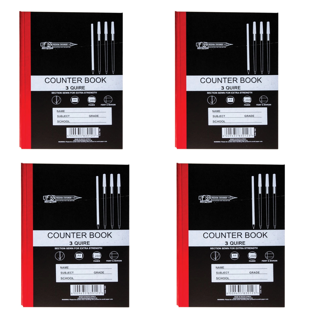 Pack of 4 A4 Hard Cover Books | Shop Today. Get it Tomorrow! | takealot.com