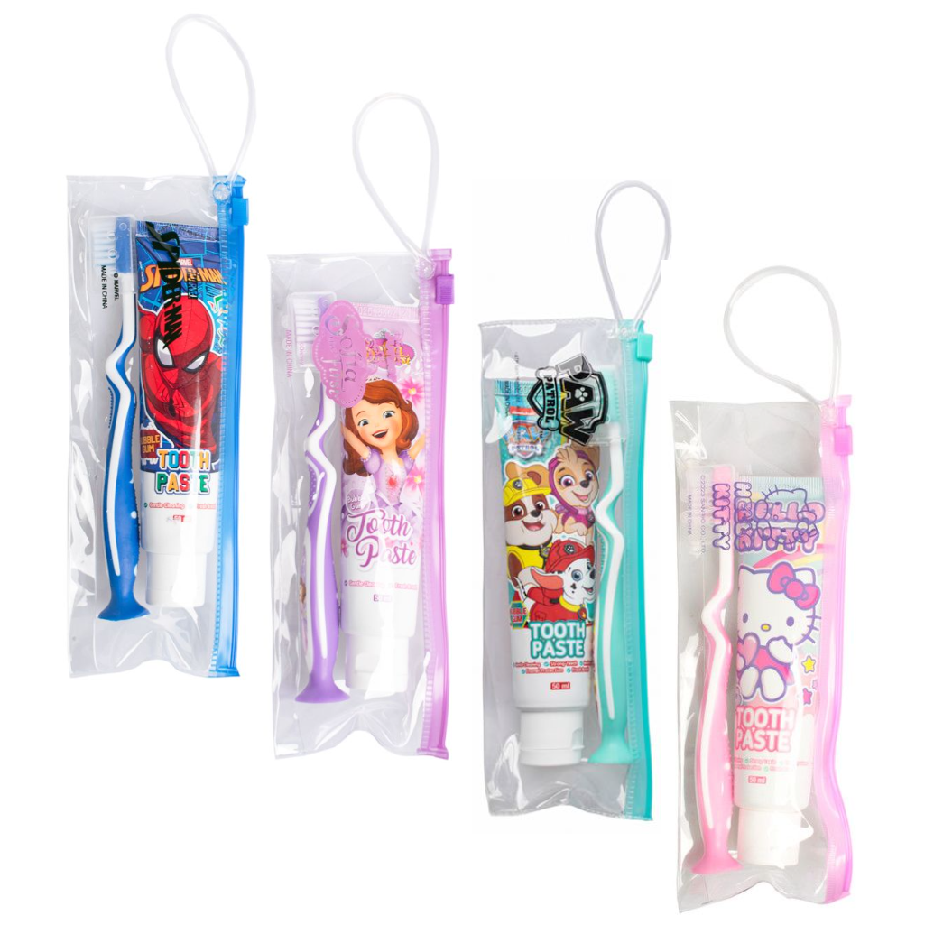 Kids Characters - Toothbrush & Toothpaste (Set of 4) | Shop Today. Get ...