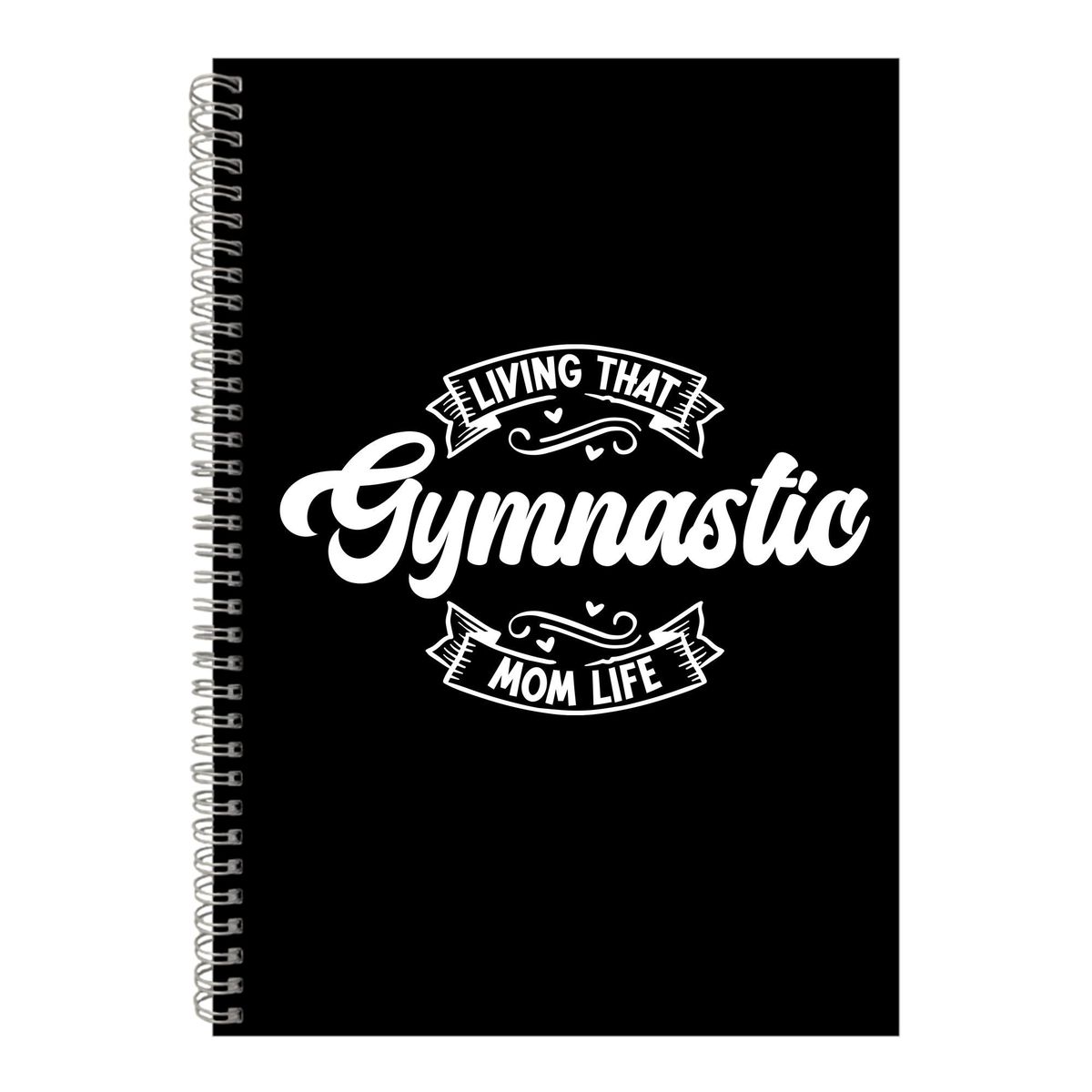 Gymnastic A4 Notebook for Sports Women Trendy Mom Graphic Mother ...
