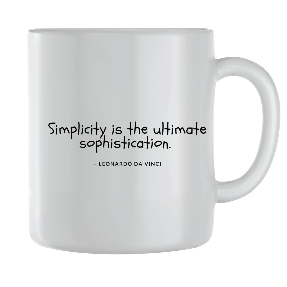Simplicity Coffee Mugs for Men Women Motivational Sayings Graphic Cups ...