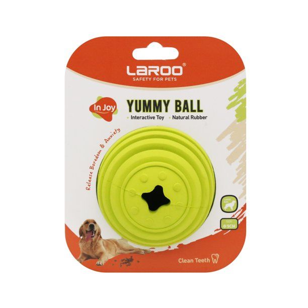 LaRoo Interactive Dog Chew Toy & Snack Dispenser Ball | Shop Today. Get ...