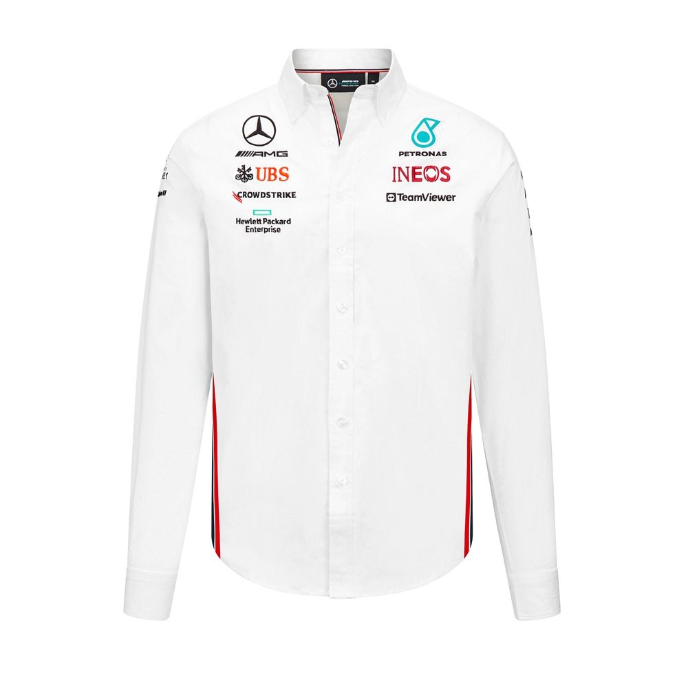 Mercedes AMG Petronas F1 2023 Team Shirt Mens White Shop Today Get