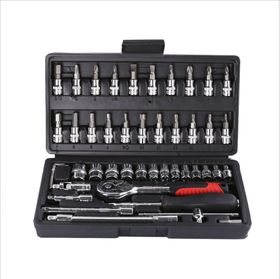46 Piece 1/4" Socket Tool Set for Auto Car Repairing | Shop Today. Get ...