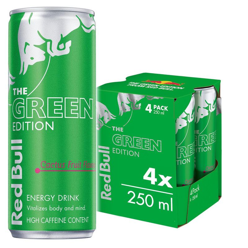 Red Bull Energy Drink Cactus Fruit 250ml 4 Pack Shop Today Get It