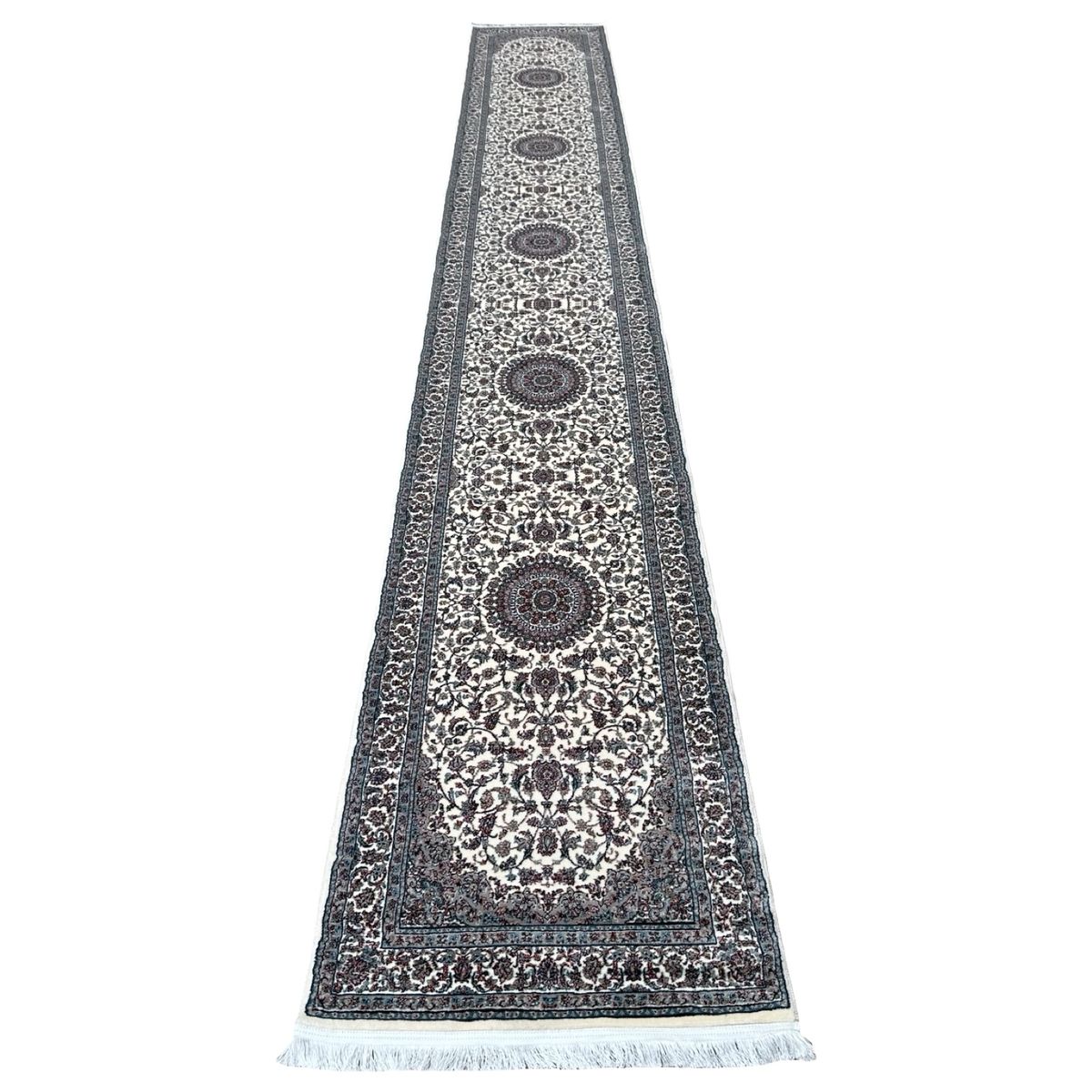 Top Quality Persian Nain Medallion Runner Rug - 600 x 80 cm | Shop ...