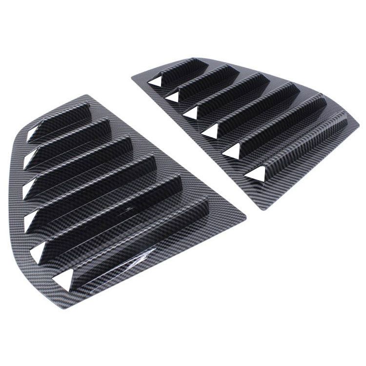 Side Window Louvers Compatible with VW Golf Mk7-Carbon Fibre Look -Set ...