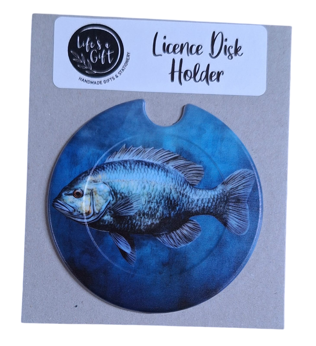 Licence Disk Holder - Big Fish in Dark Blue Water Swimming | Shop Today ...