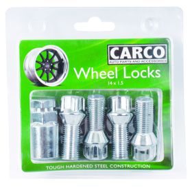Carco Locking Wheel Nut Set - 19/21mm x 14mm x 1.5mm | Shop Today. Get ...