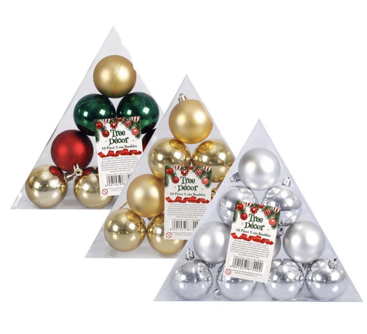 Christmas Bauble Pyramid 10 Piece - Pack Of 3 | Shop Today. Get it ...
