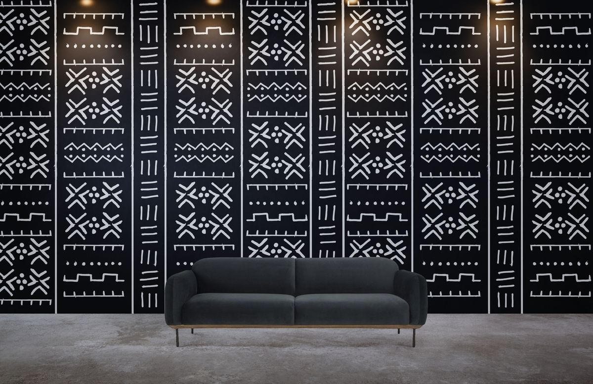 Tribal Mud Cloth Inspired Wallpaper Nyeusi | Shop Today. Get it ...