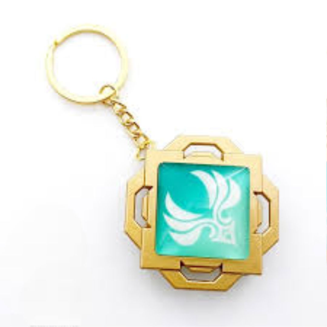 Genshin Element Vision Keychain - Geo Earth Symbol Pendant | Shop Today ...
