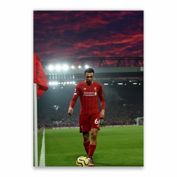 Trent Alexander-Arnold Corner Kick Poster - A1 | Shop Today. Get it ...