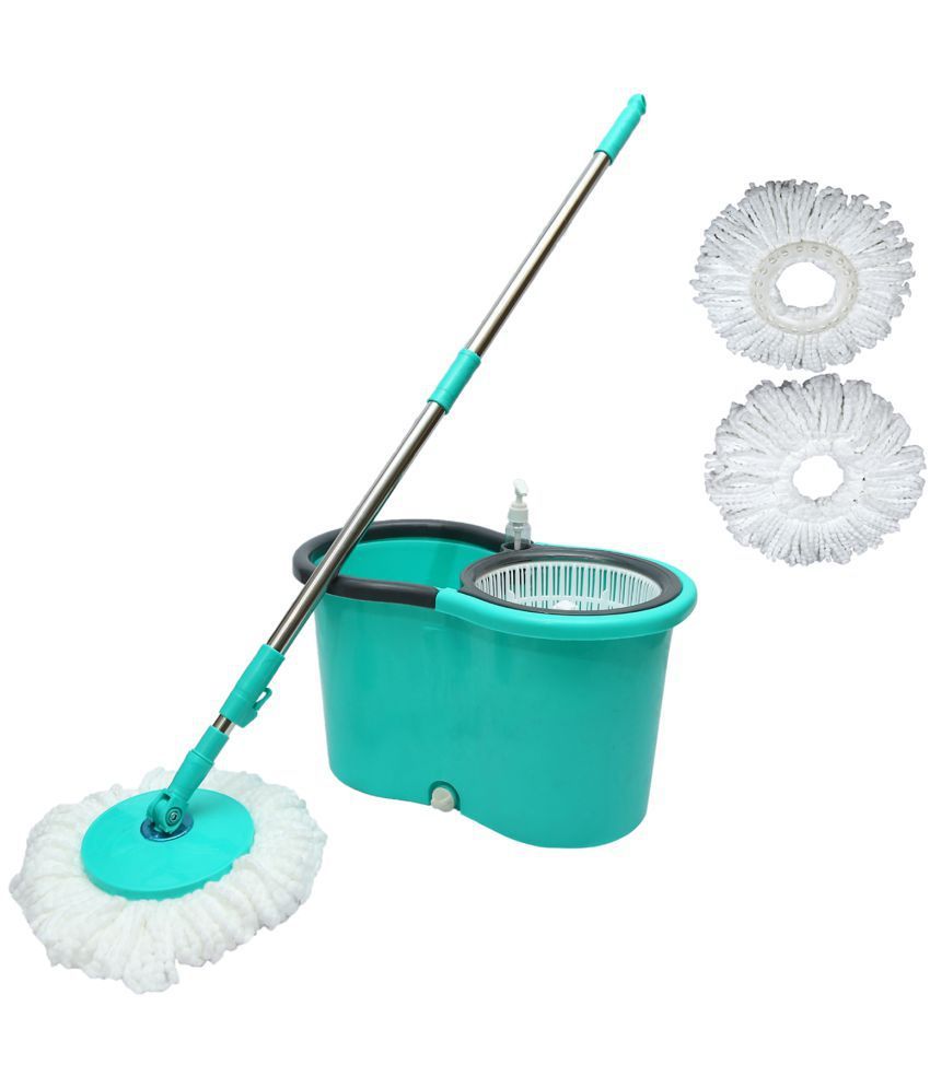 Totally Home Easy Mop X2 Mop Head With Steel Basket, Small Wheels ...