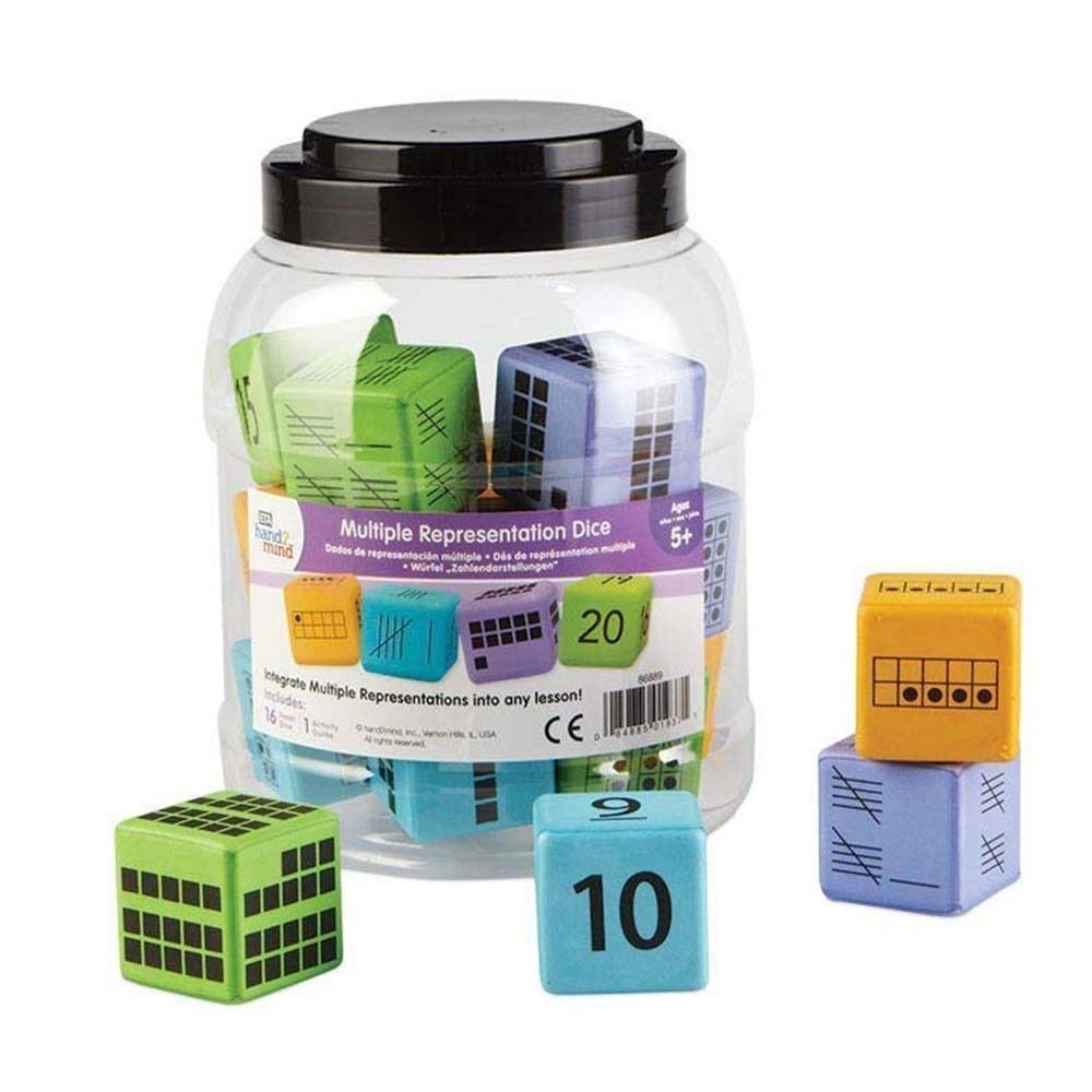 Greenbean Mathematics - Multiple Representation Dice - Maths Activity ...