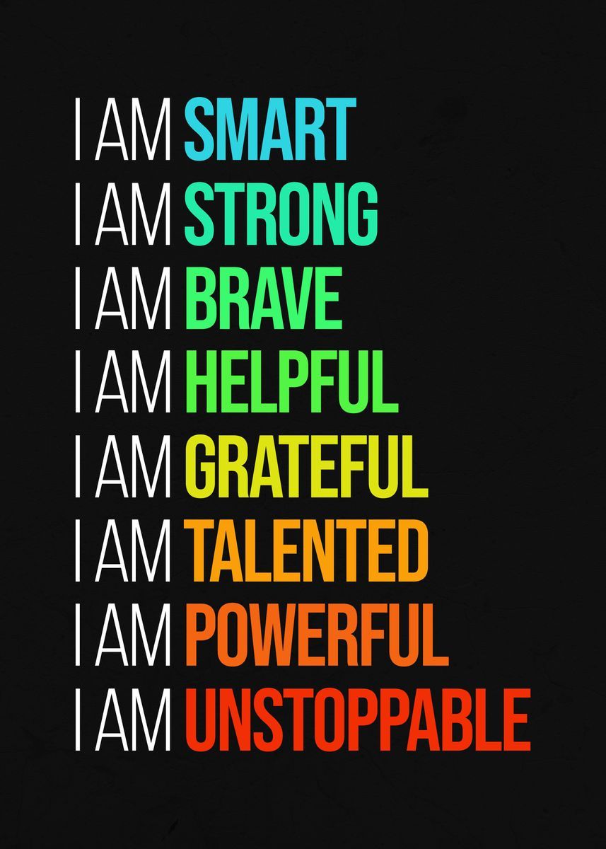 Motivational Canvas Wall Art - I Am Artwork | Shop Today. Get it ...