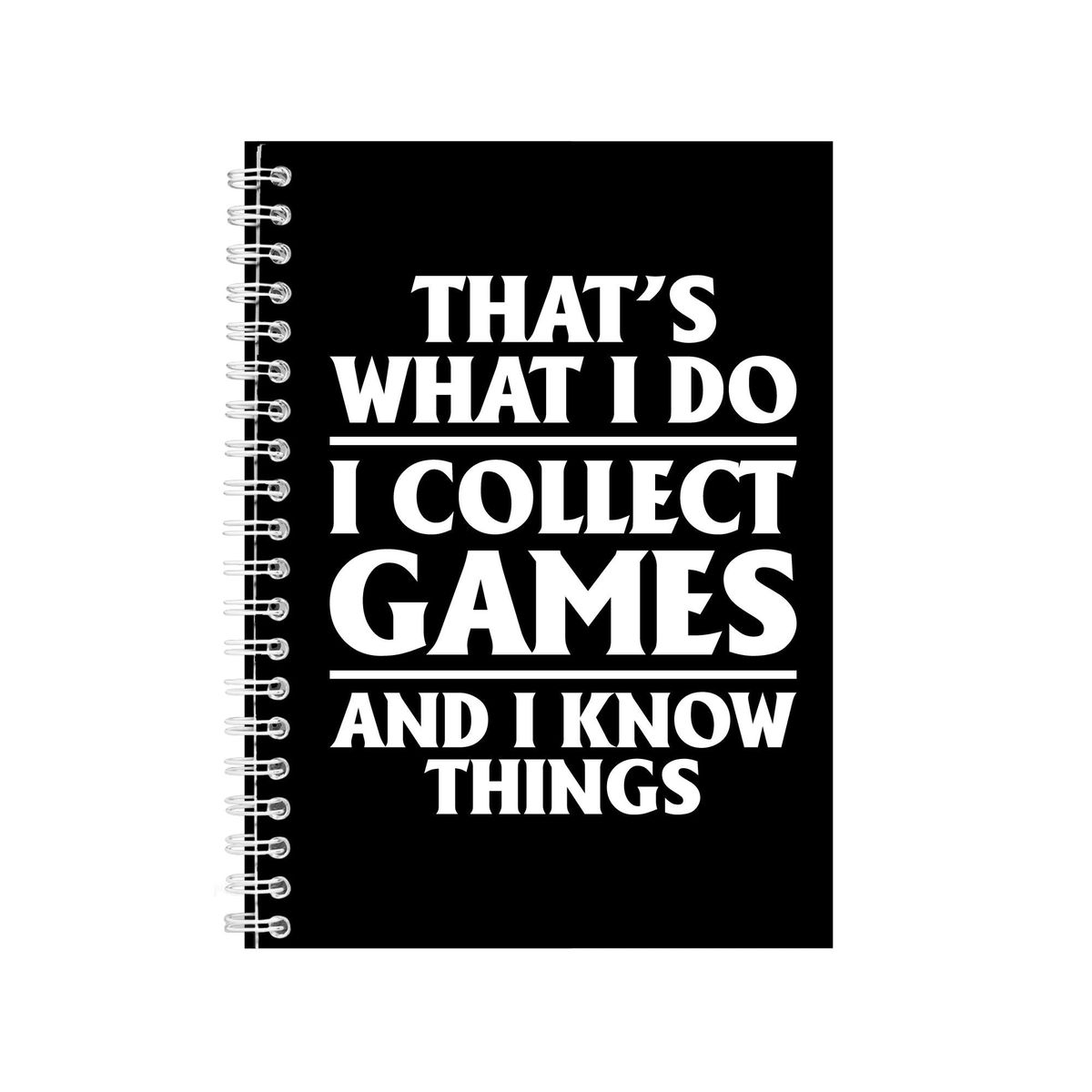 Games Notebook A5 Bound Gaming Gift Idea Writing Books Notepad | Shop ...