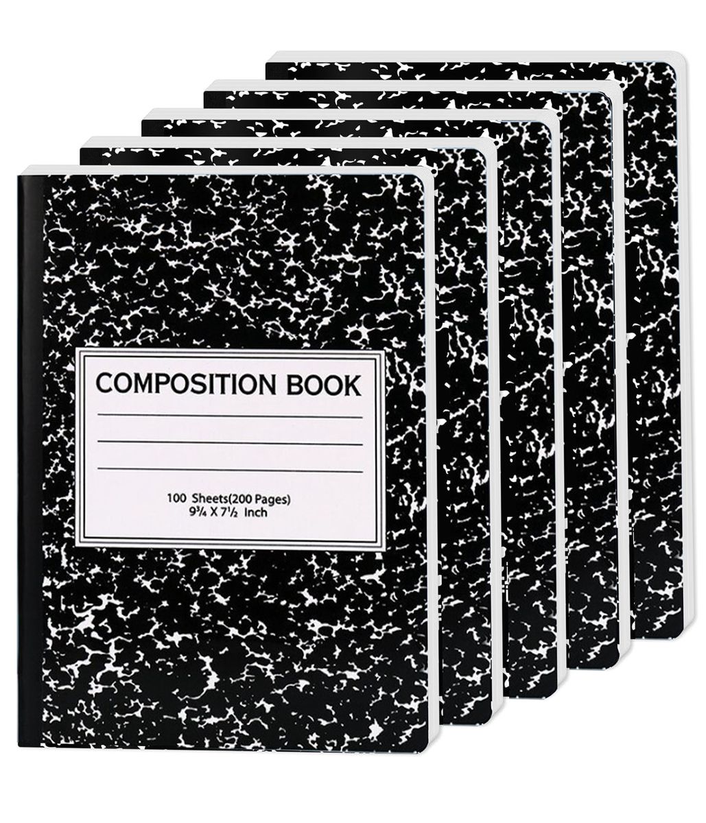Marble Composition Notebook, Wide Ruled, 100 Sheets (200 Pages) | Shop ...