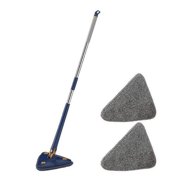 Mop Telescopic Triangle 360 Rotating Adjustable Triangle Cleaning Mop ...