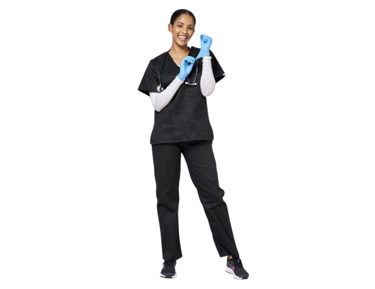 TANC LITE 2 Piece Scrubs Set Unisex - Black | Shop Today. Get it ...