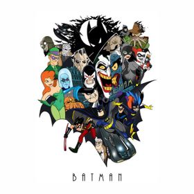 Batman Cartoon Collage Poster - A1 | Shop Today. Get it Tomorrow ...