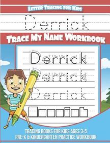 Derrick Letter Tracing for Kids Trace my Name Workbook: Tracing Books ...