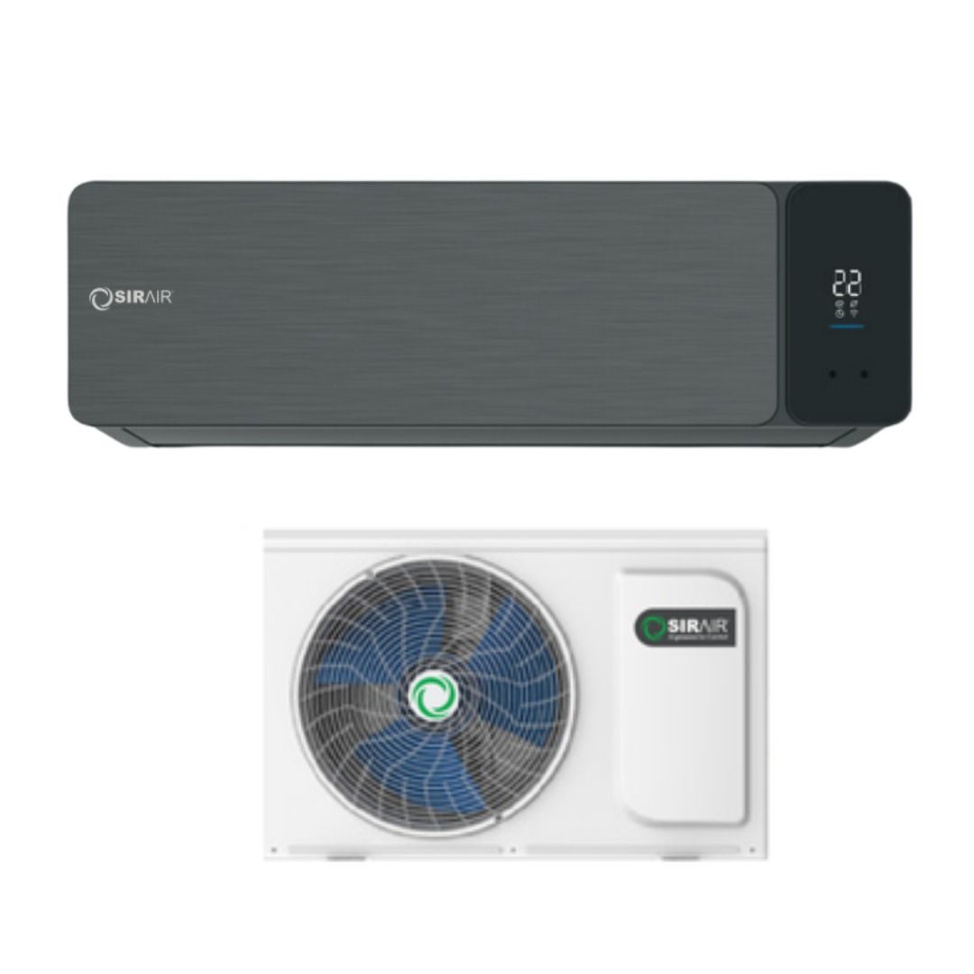 9000btu Alpha Inverter Condensor W Uvc Wifi Black Air Con Incl Piping