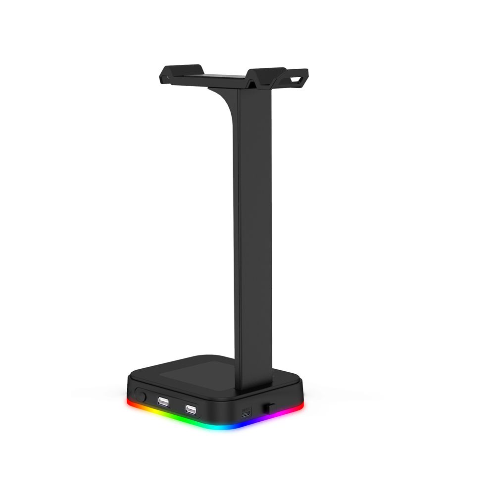 Desktop RGB Light Display Headphone Stand Headset Holder | Shop Today ...