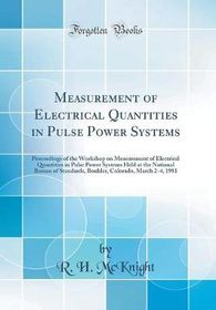 Measurement of Electrical Quantities in Pulse Power Systems | Shop ...