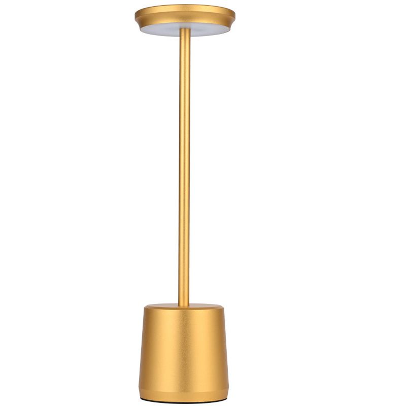 3-Level LED Desk Lamp, Electroplated Decorative Touch Control, Black ...