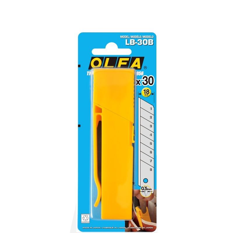 Olfa Blades Lb-30b 30/Pack 18mm with Belt Clip Ub/Olf | Shop Today. Get ...