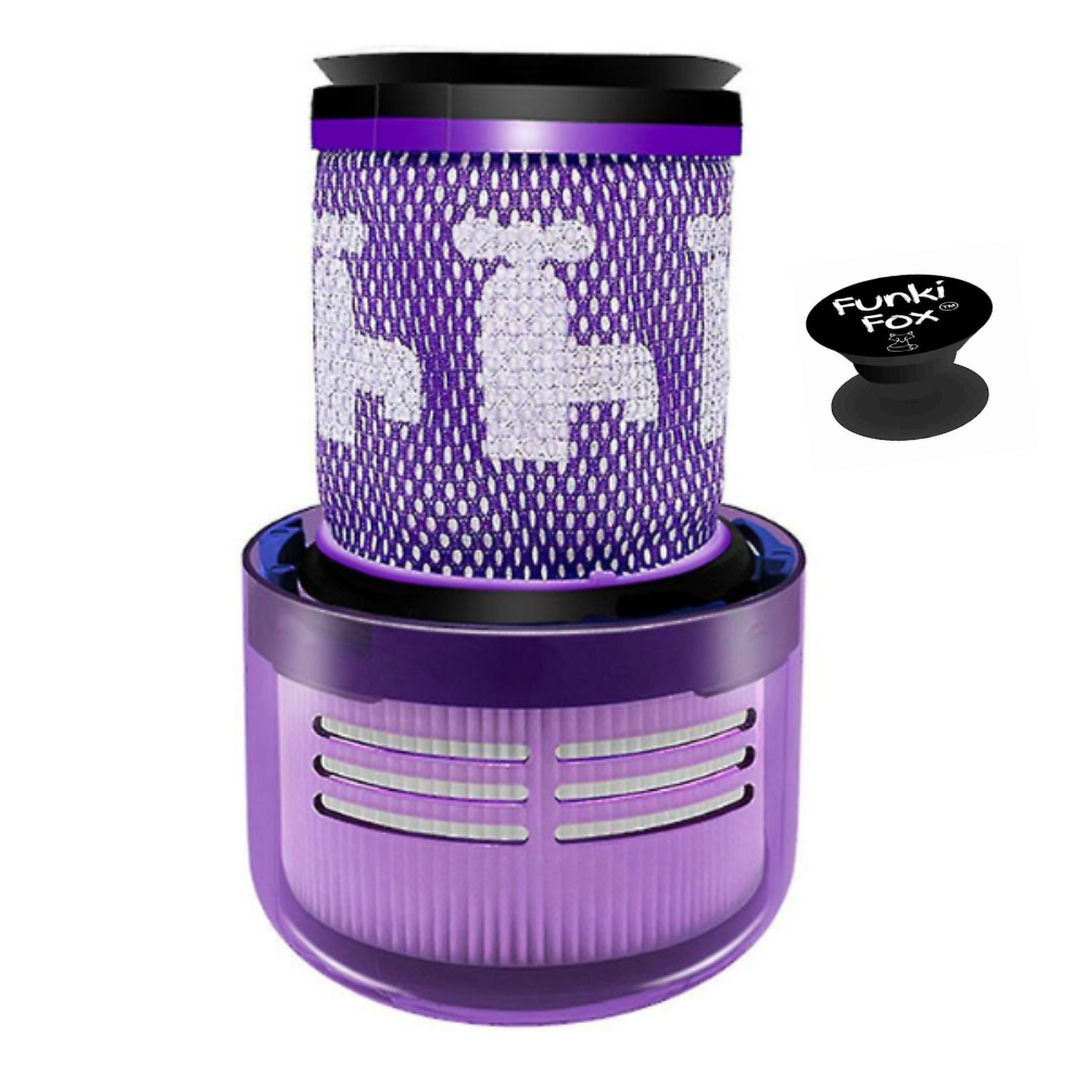 Funki Fox Vacuum HEPA Filter Replacement for Dyson V12 + Pop Finger ...