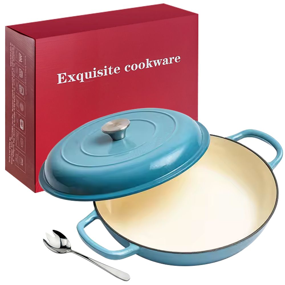 Enameled Nonstick Cast Iron Casserole Dish for Dutch Oven - 29cm | Shop ...