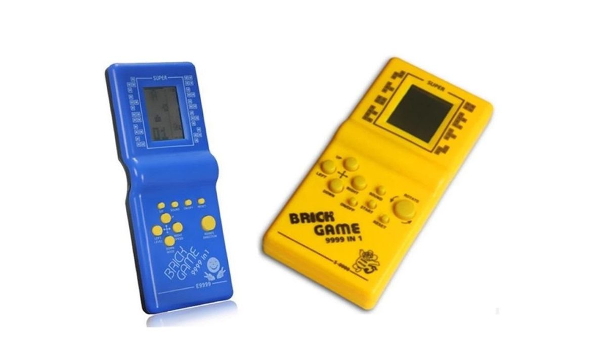 Retro Classic Brick Game Toy Tetris Hand Held LCD Electronic - Set Of 2 ...