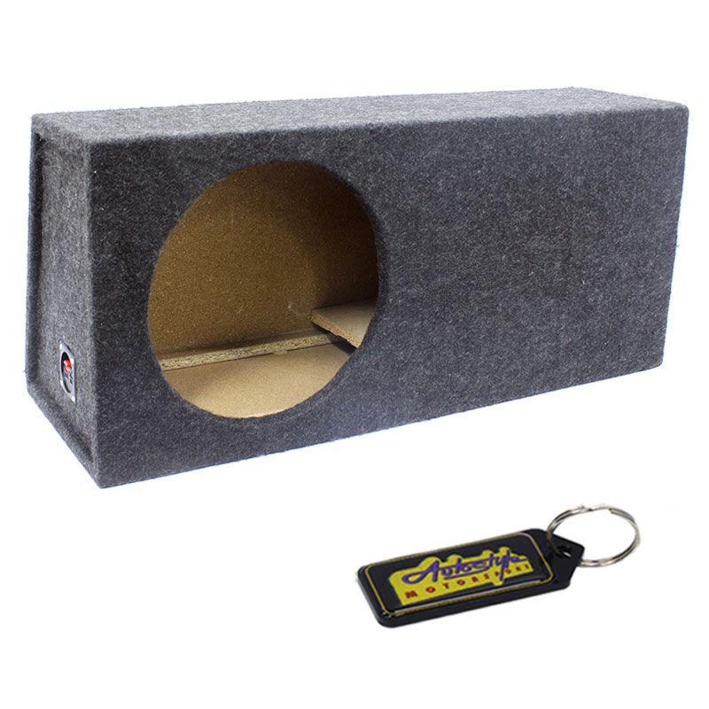 12" Subwoofer Box Enclosure with Long Side Slotted Port & Gel Key ...