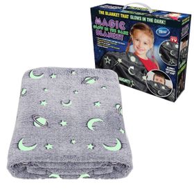 Glow in The Dark Blanket -Grey | Shop Today. Get it Tomorrow ...