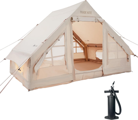 Trade Kite Inflatable Camping Tent for 4-6 People | Waterproof with ...
