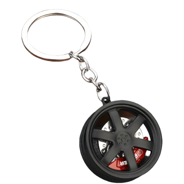 High Quality Car Wheel Rim Keychain - Black | Shop Today. Get it ...