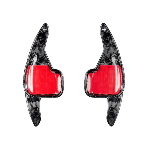 Genuine Forged Carbon Fibre Stick-On Paddle Shift Extensions Compatible ...