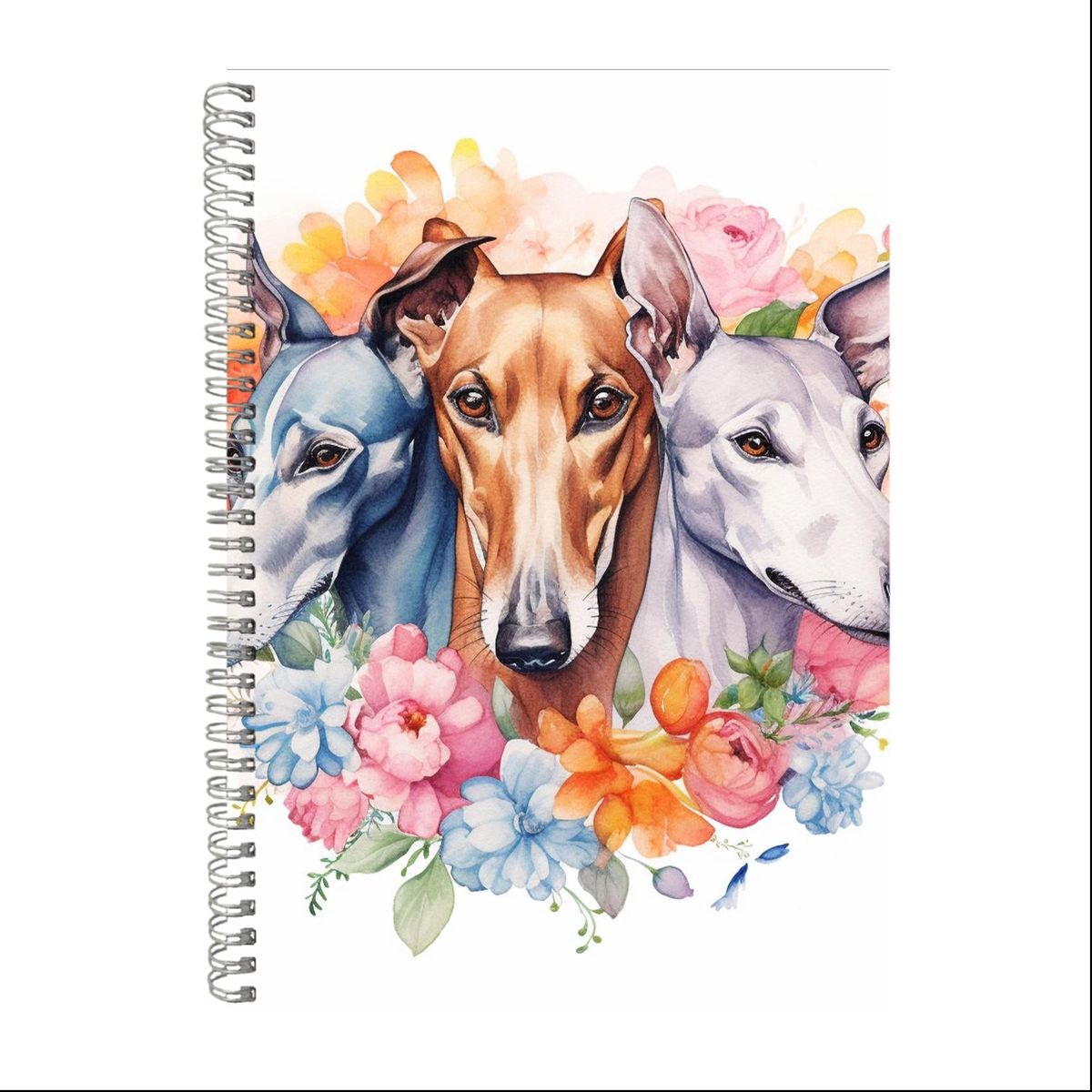 Flower Dogs 19 Gift Idea A4 Notepad 200 | Shop Today. Get it Tomorrow ...