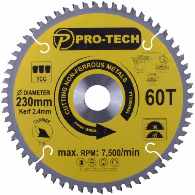 Pro-Tech 60 Tooth 230mm Saw Blade | Shop Today. Get it Tomorrow ...