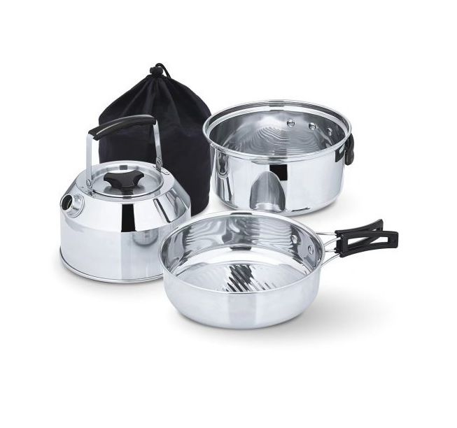 3pc Outdoor Stainless Steek Cooking set | Shop Today. Get it Tomorrow ...