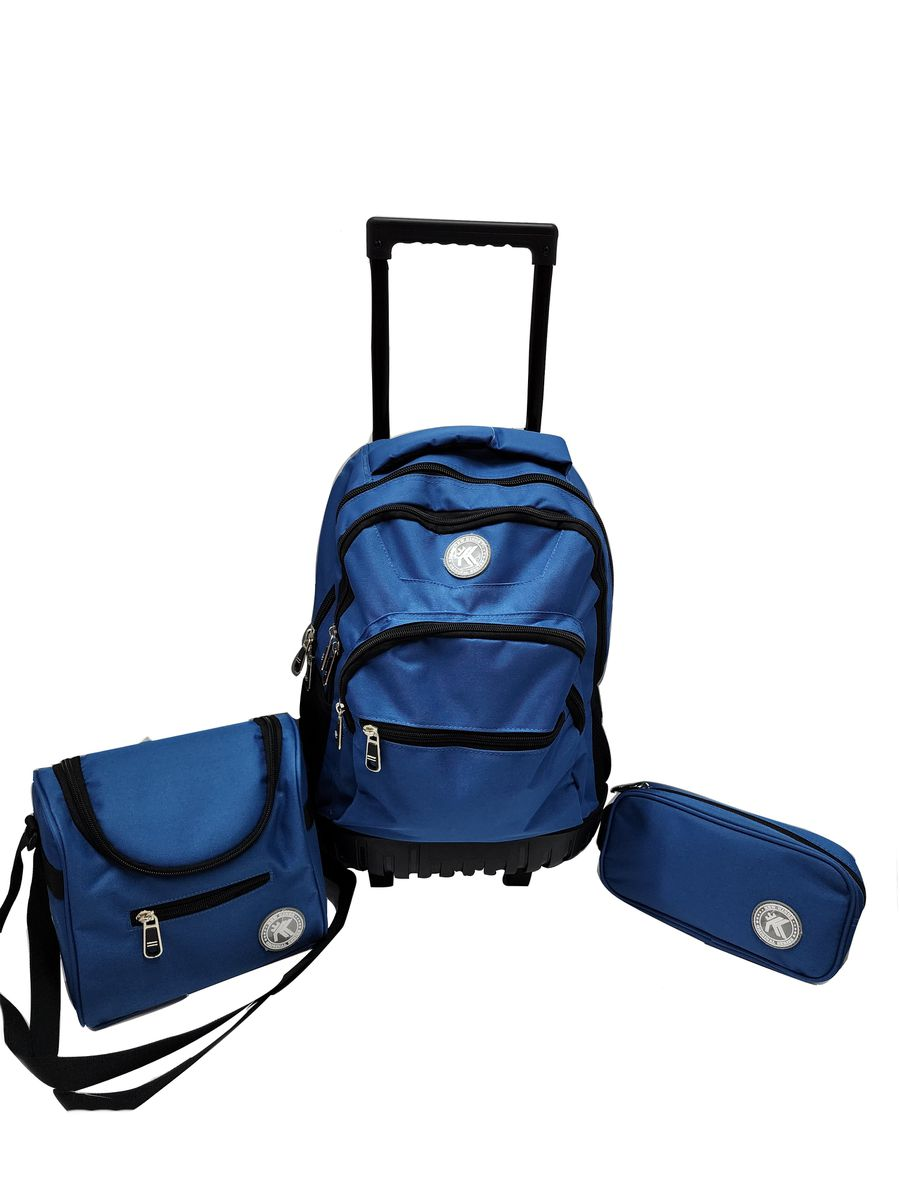 New Kings 3 Piece Backpack With Telescopic Handle and Hard Base | Shop ...