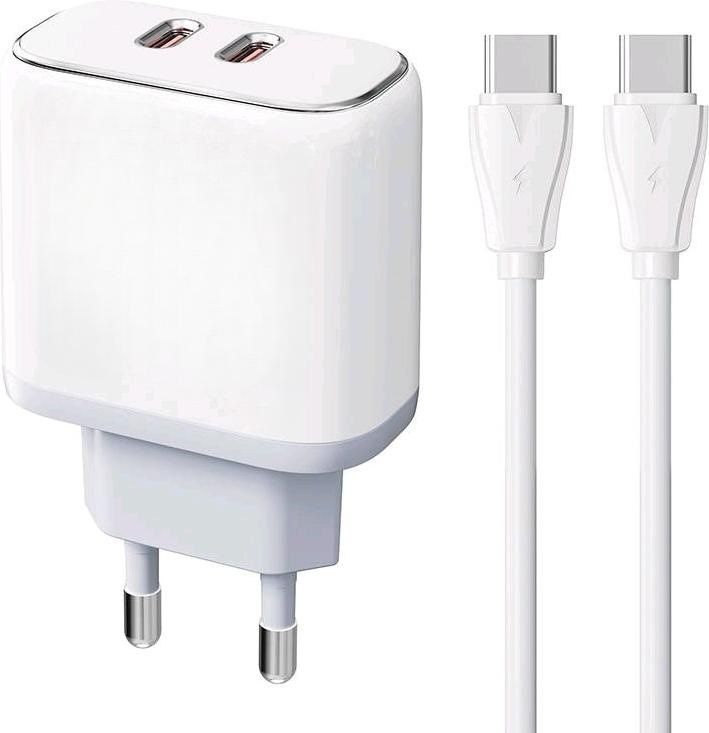 35W Dual Port Super Fast Charger With USB-C To USB-C Cable | Shop Today ...