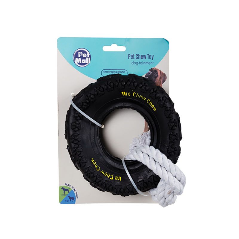 Dog Chew Toy - Tire - BPA-Free Plastic - Black | Shop Today. Get it ...
