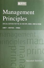 Management Principles: Special Edition for the IIE for DPR, DBME, DBM ...
